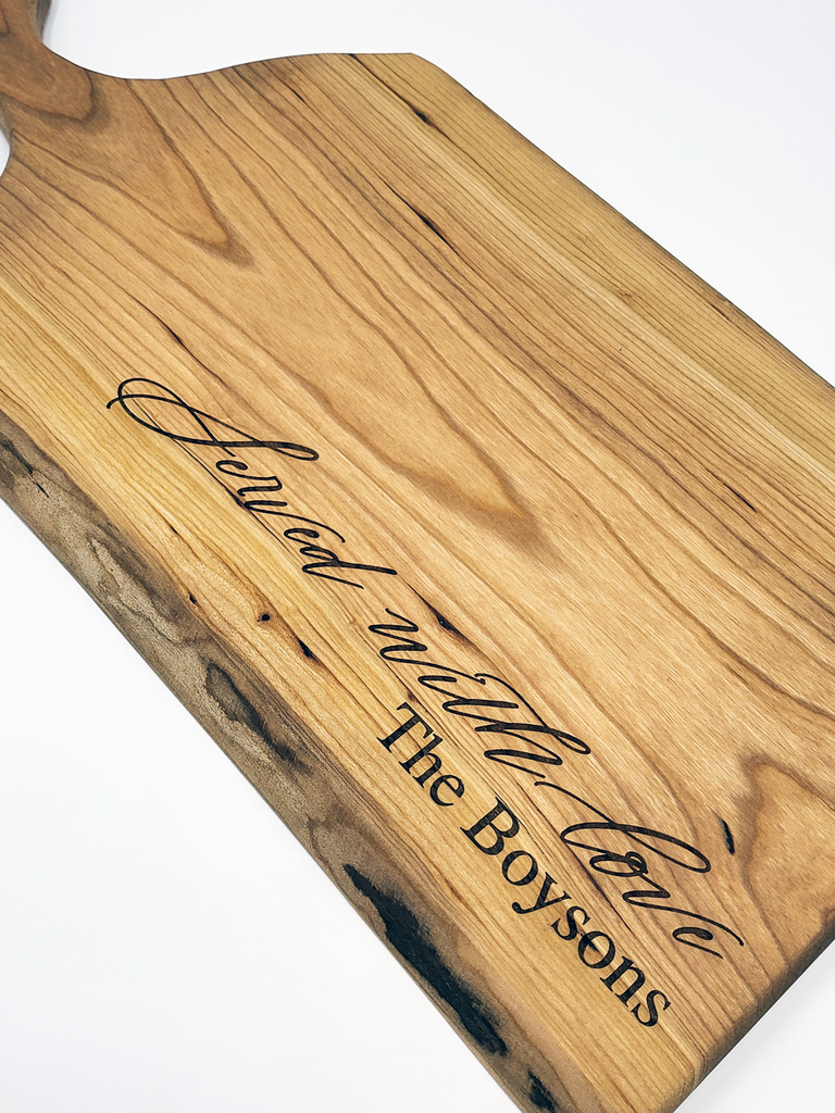 Cherry Charcuterie Board – Created For Me Laser Engraved Gifts & More